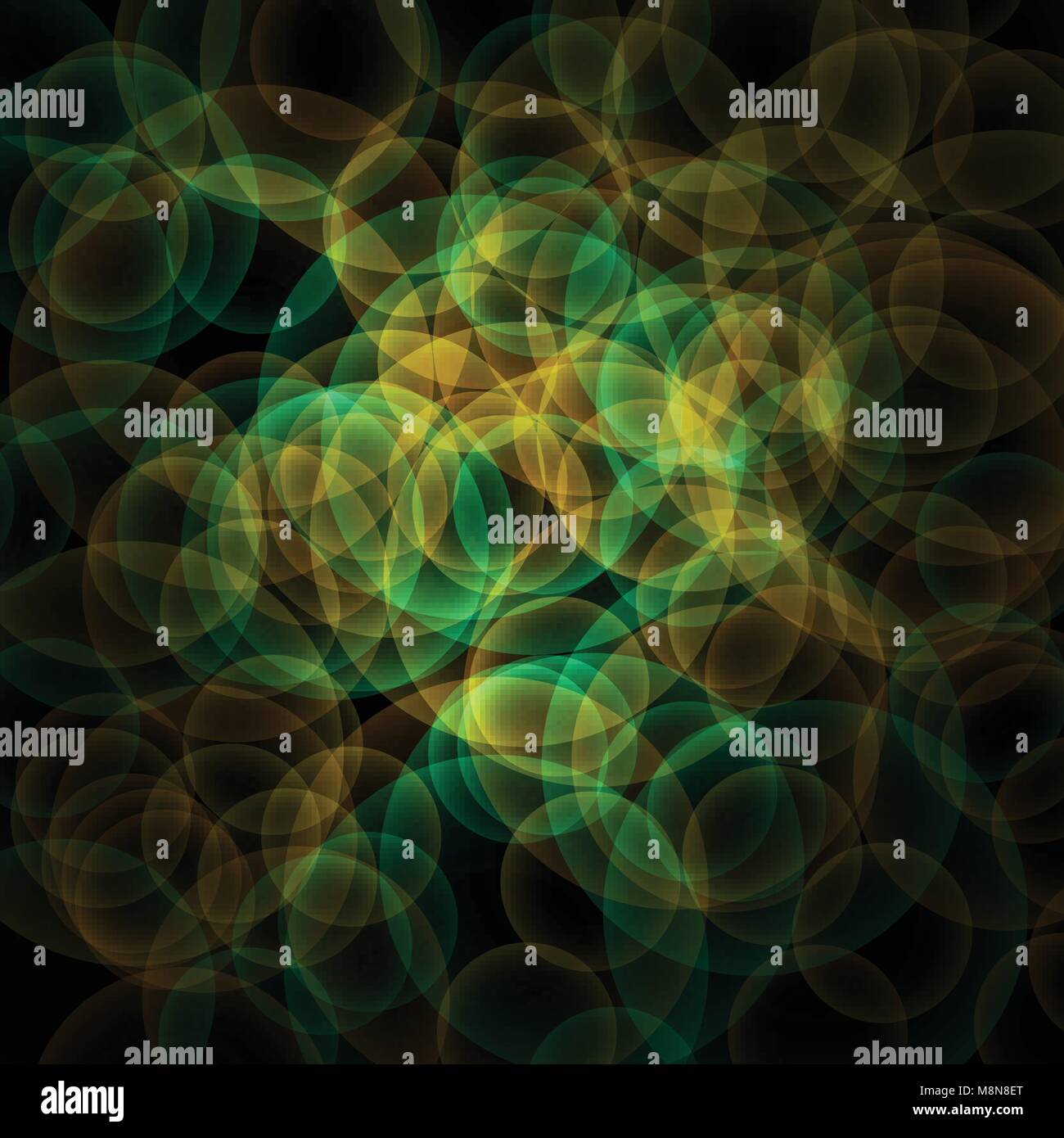 abstract vector glowing background with bright circles Stock Vector ...