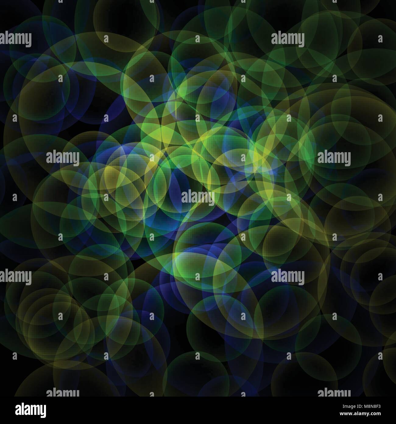 abstract vector glowing background with bright circles Stock Vector ...