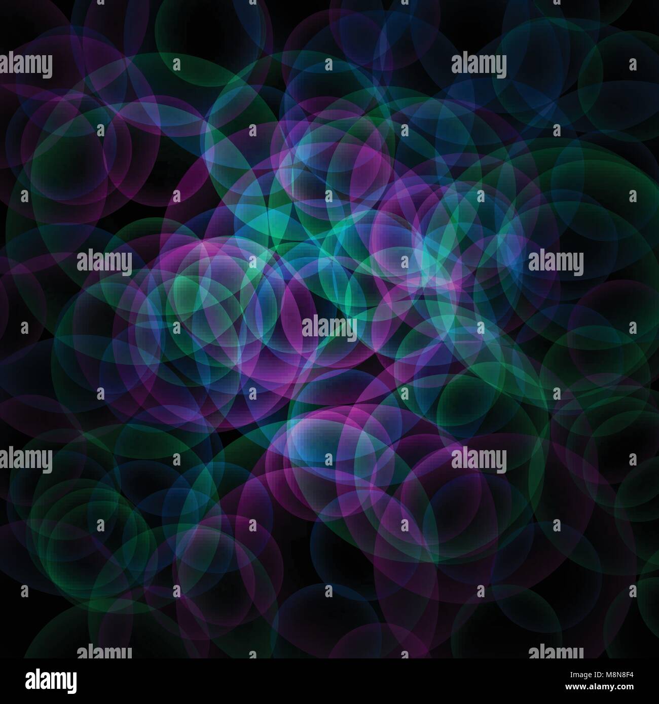 abstract vector glowing background with bright circles Stock Vector ...
