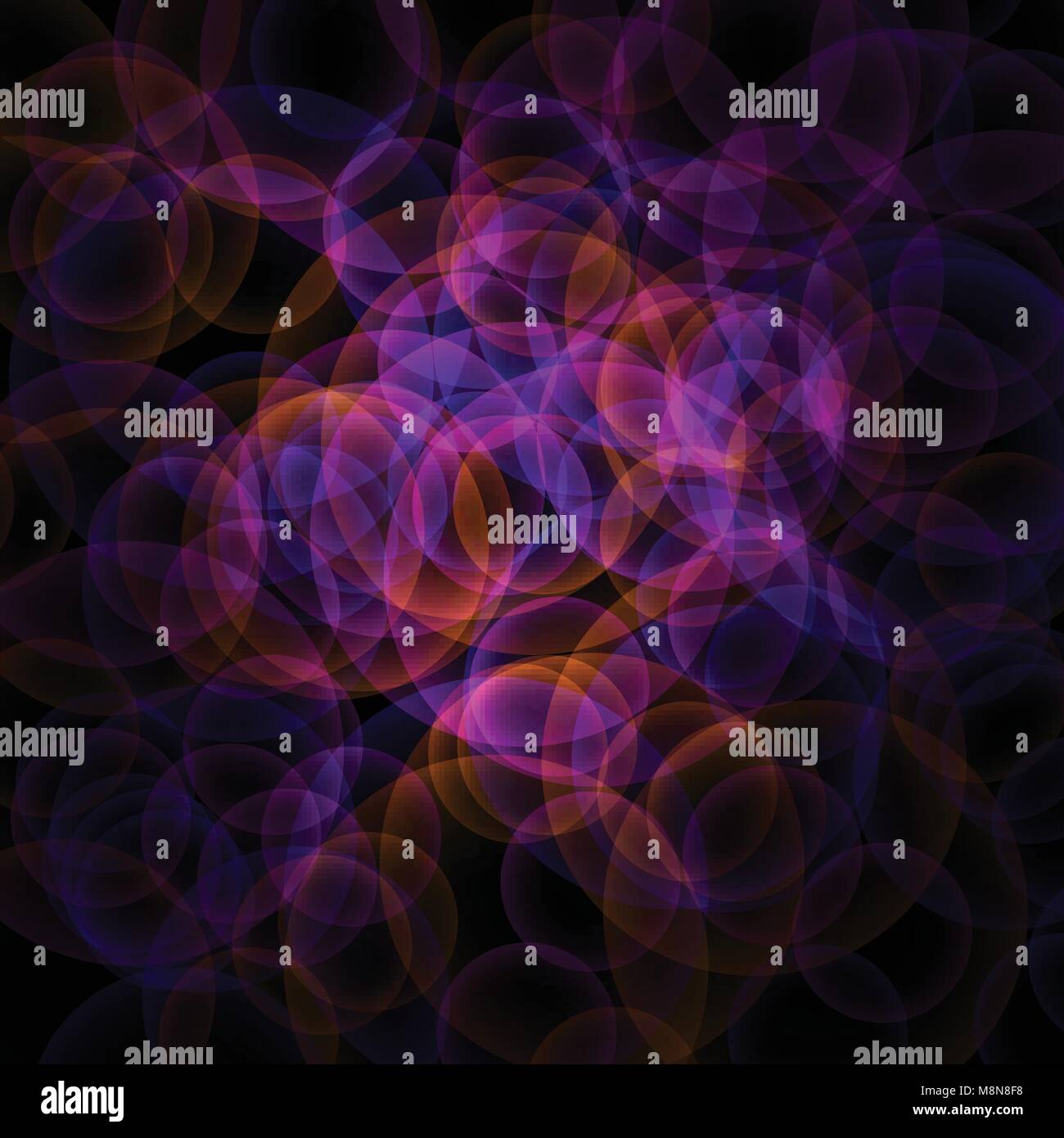 abstract vector glowing background with bright circles Stock Vector ...