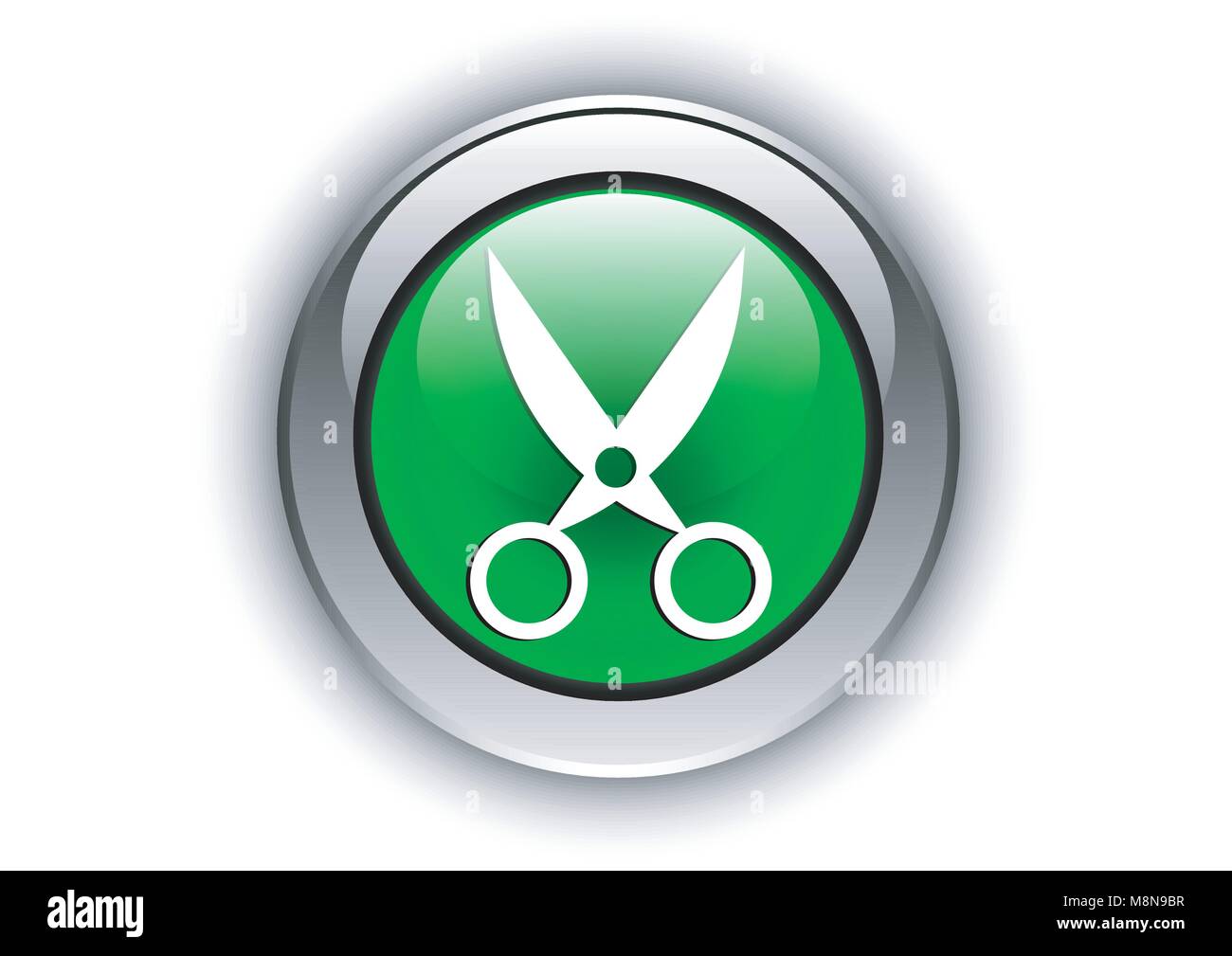 Scissor logo hi-res stock photography and images - Alamy