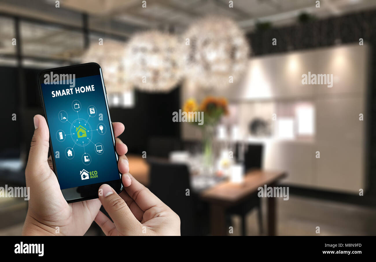Internet of things iot Remote home control to modern living room system ...
