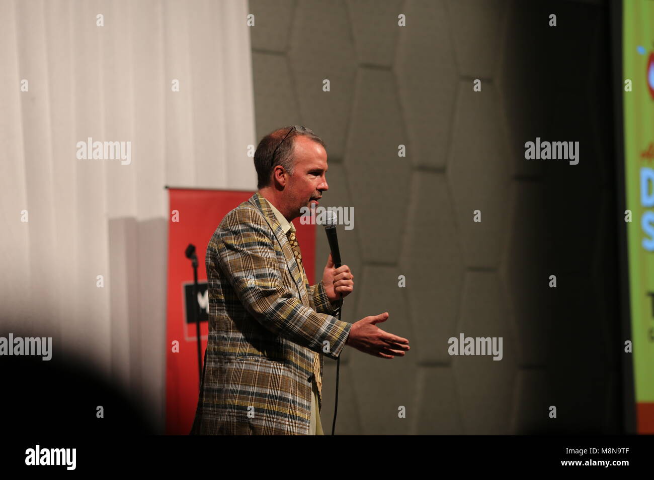 Comedian Douglas Stanhope performed in the 2018 Thailand Comedy ...