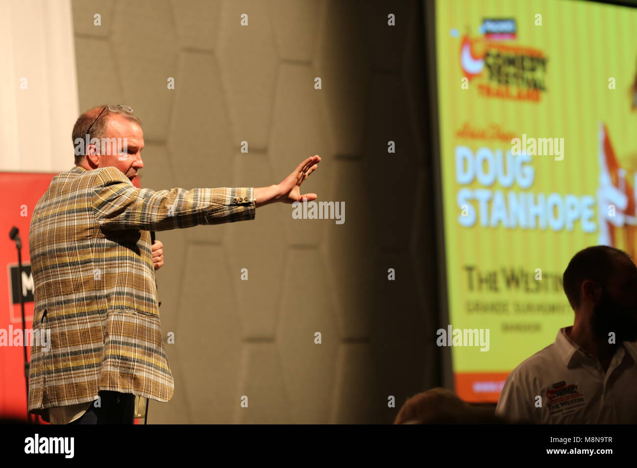 Comedian Douglas Stanhope performed in the 2018 Thailand Comedy ...