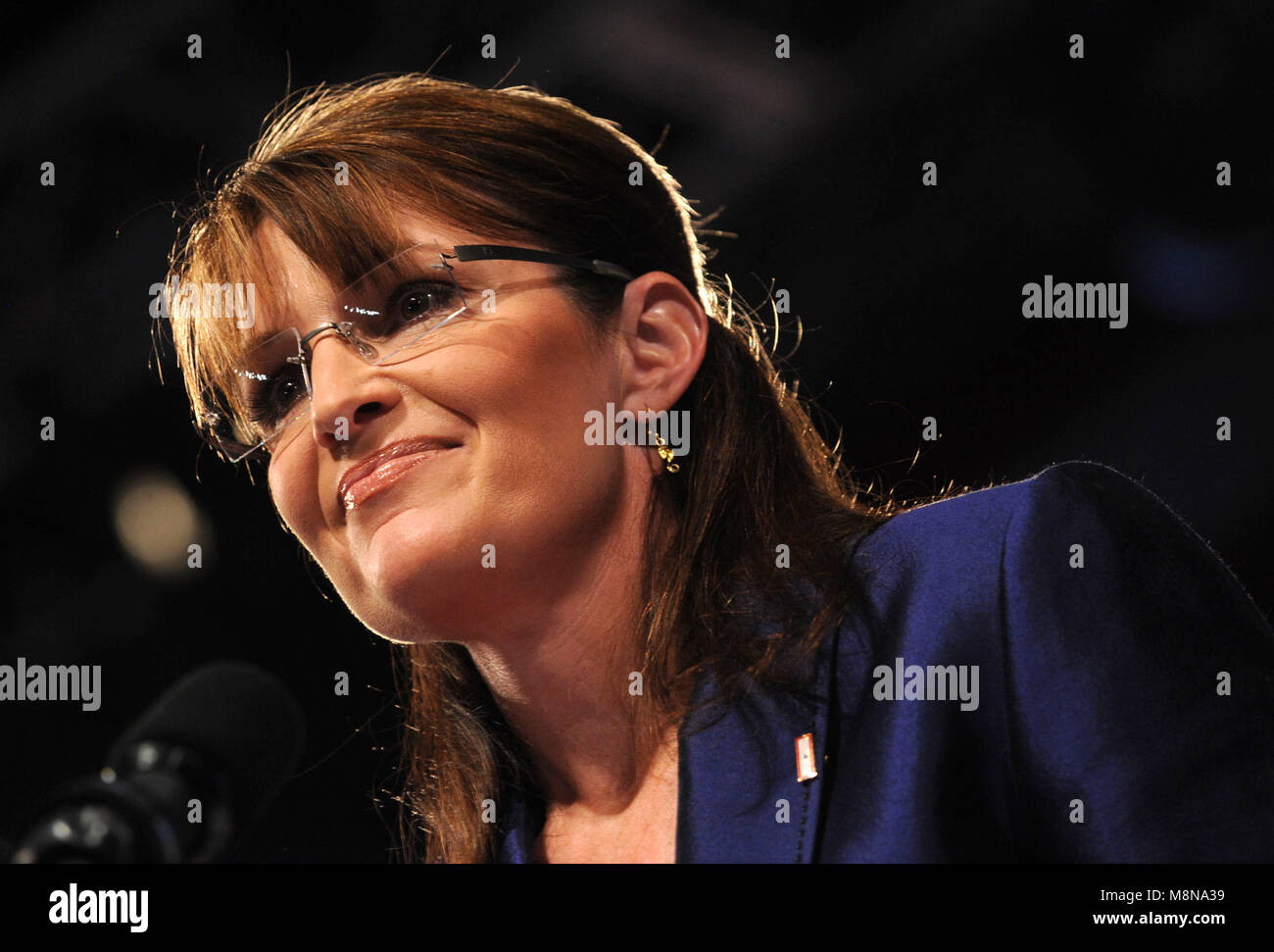 Sarah Palin addresses supporters at the Road to Victory Rally at the ...