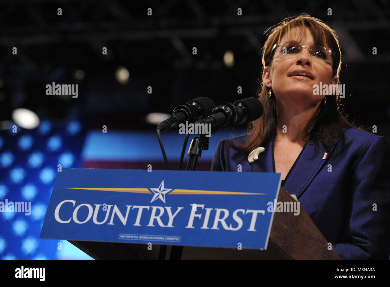 Sarah Palin addresses supporters at the Road to Victory Rally at the ...