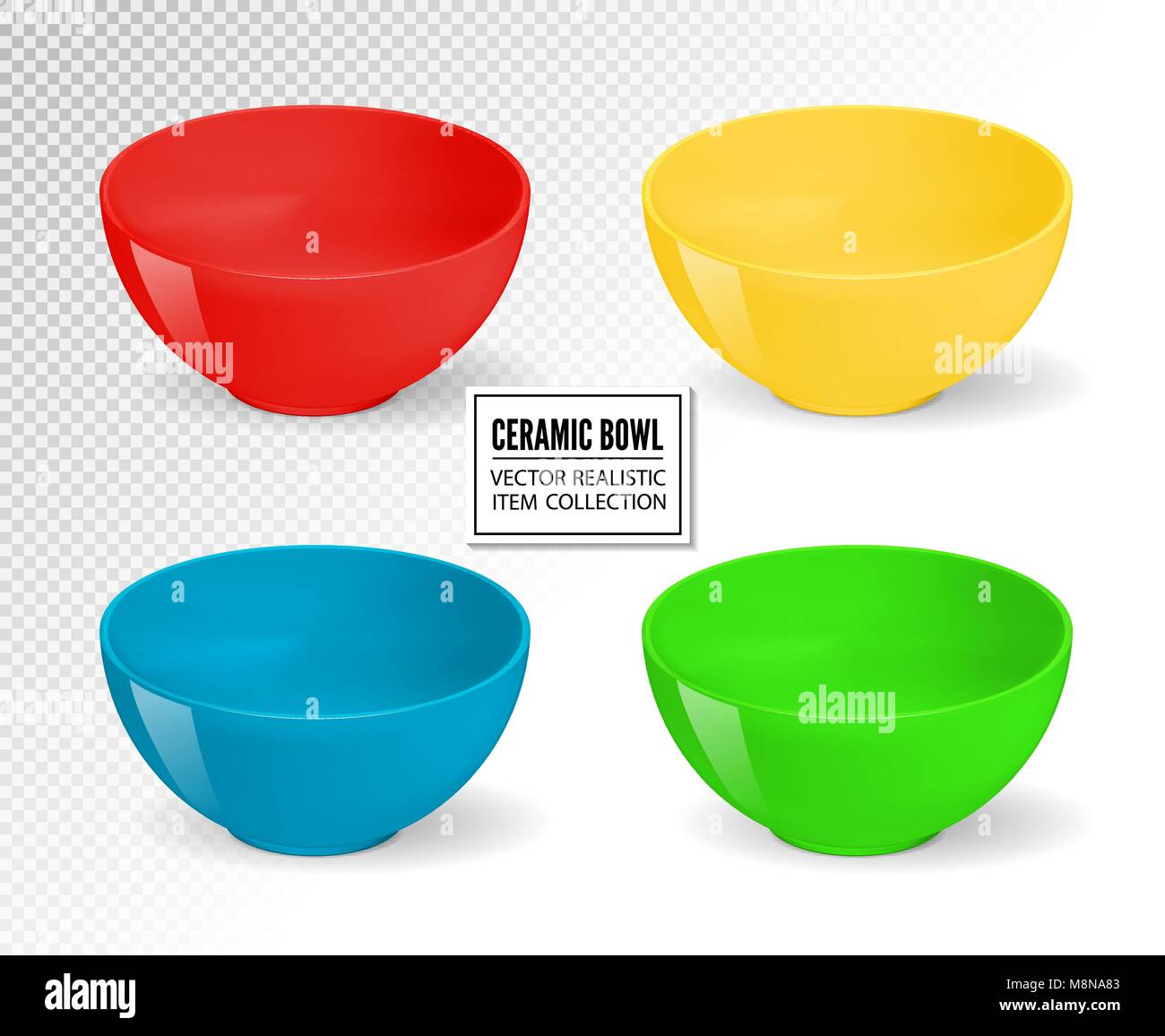 Simple empty ceramic bowl Stock Vector Images - Alamy