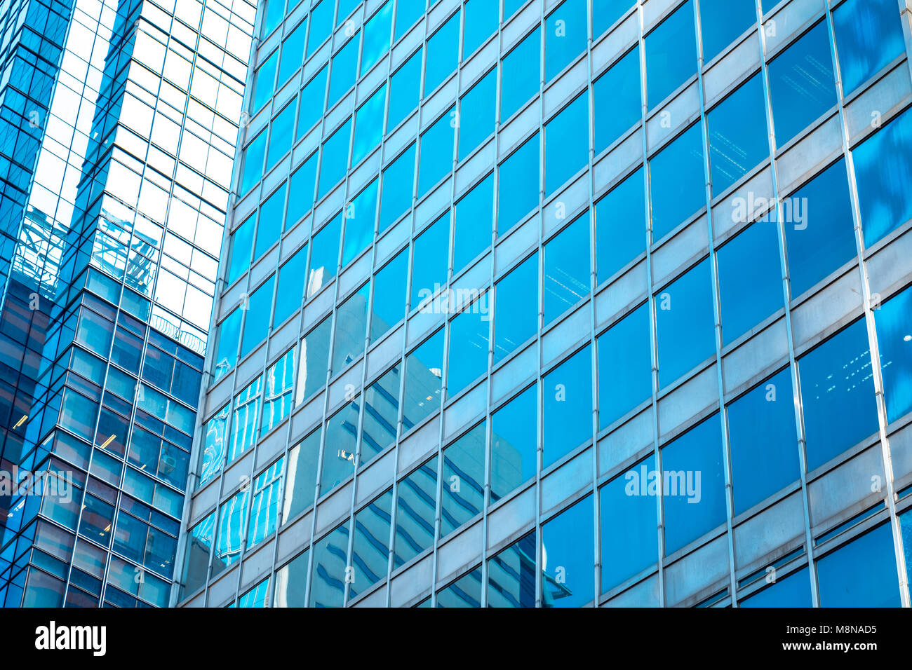 up view of Modern office building in Hong Kong Stock Photo - Alamy