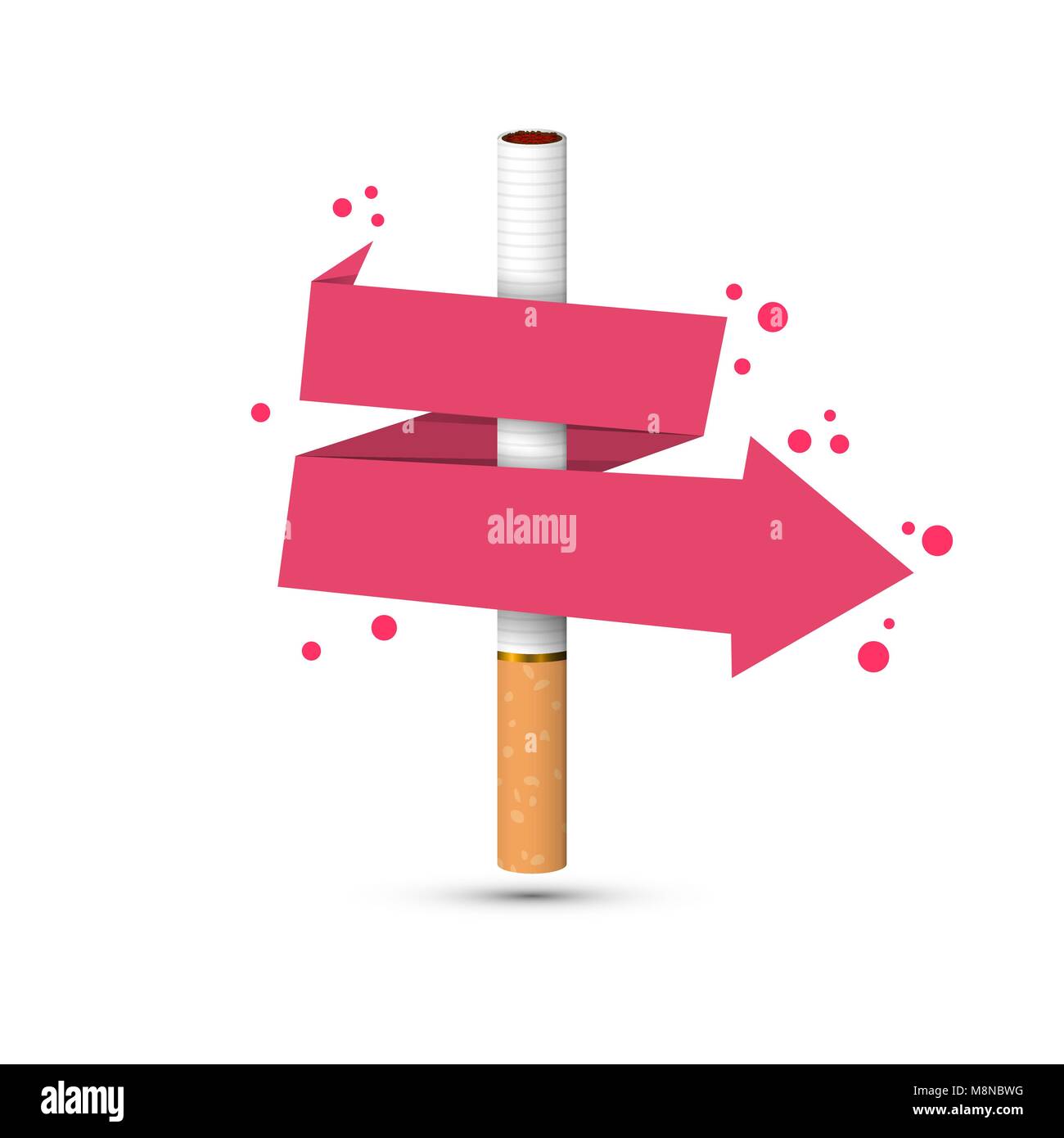 Harmful cigarette, viper, smoke, business infographics Stock Vector ...