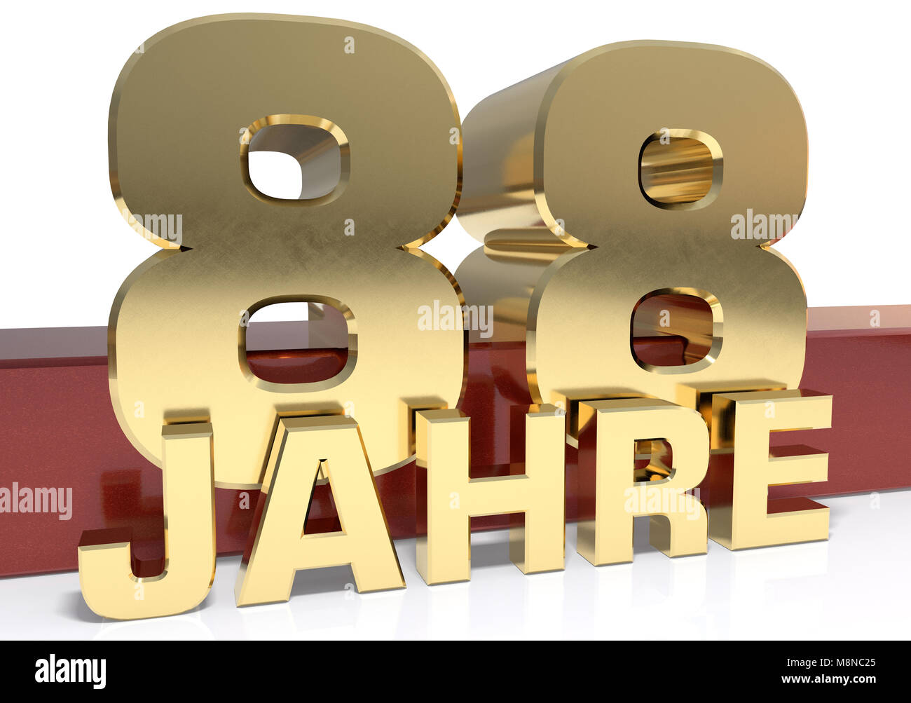 Golden digit eighty eight hi-res stock photography and images - Alamy