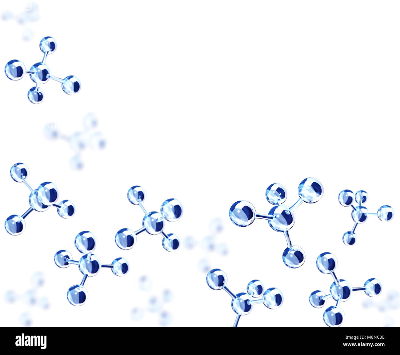 Models of abstract molecular structure. View from different angles. On ...