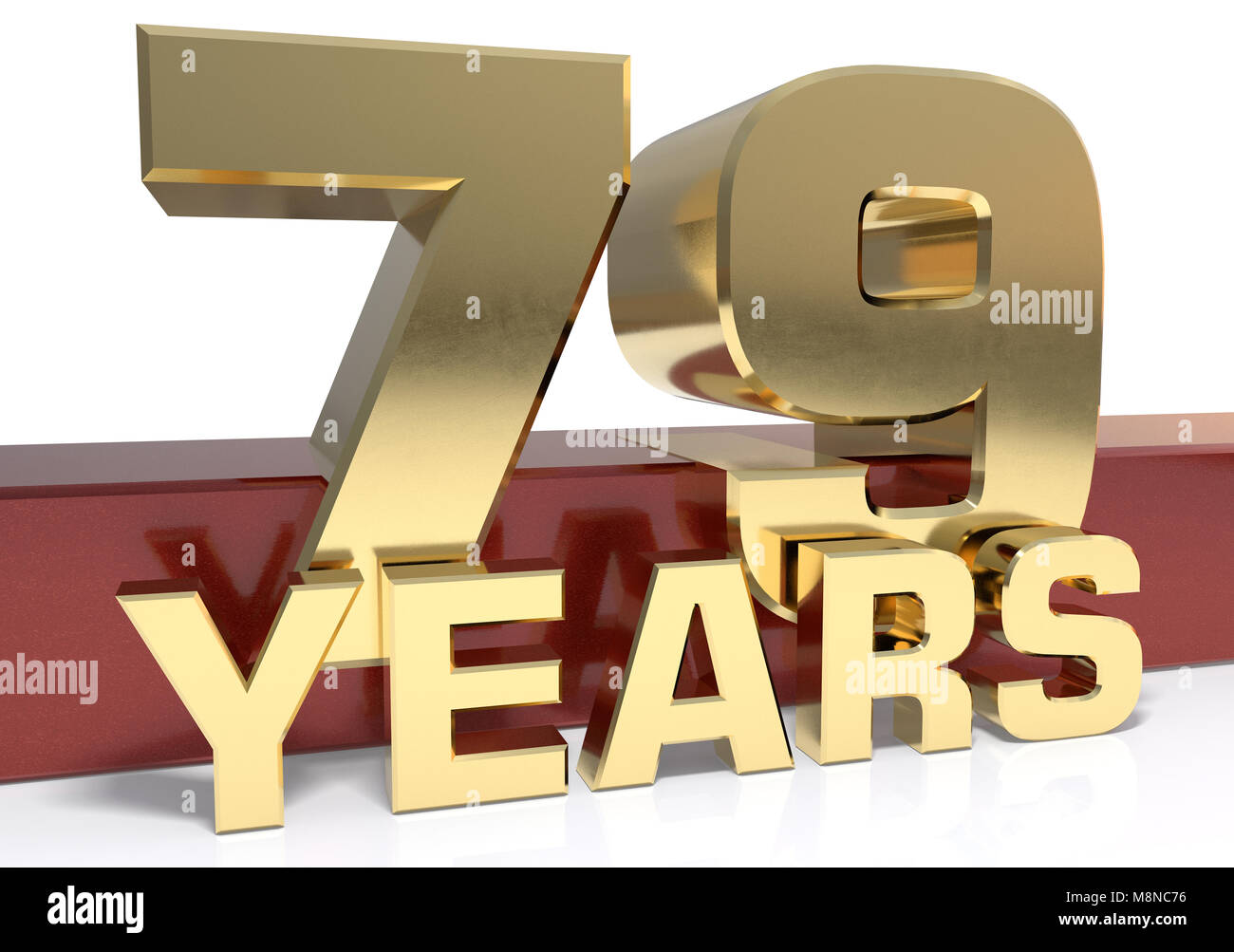 Golden digit seventy nine hi-res stock photography and images - Alamy