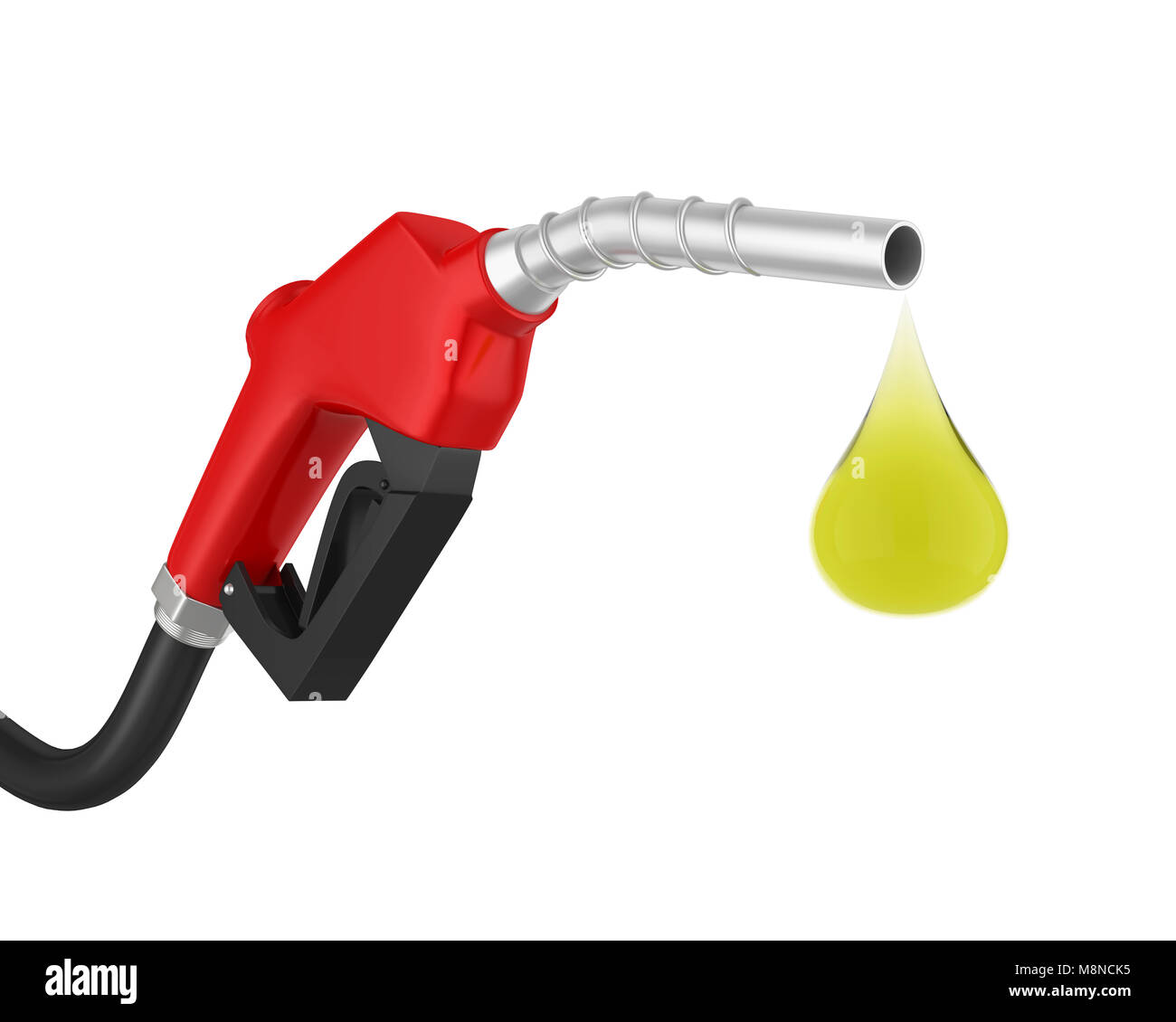 Gas Pump Nozzle Isolated Stock Photo - Alamy