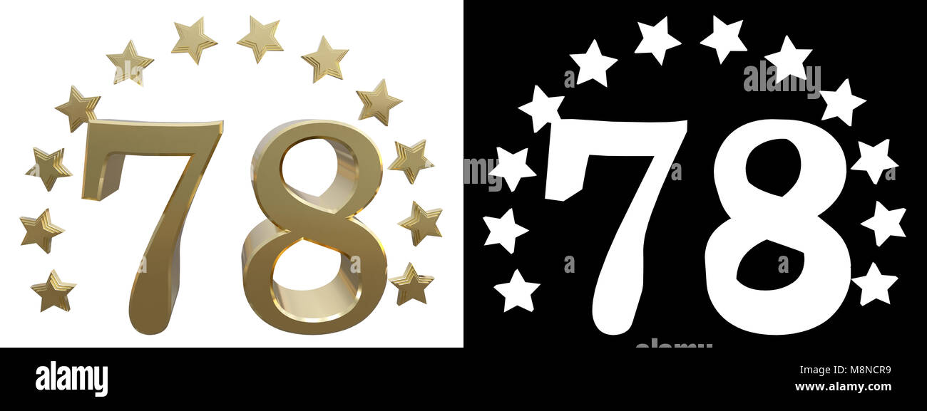 Number seventy eight hi-res stock photography and images - Alamy