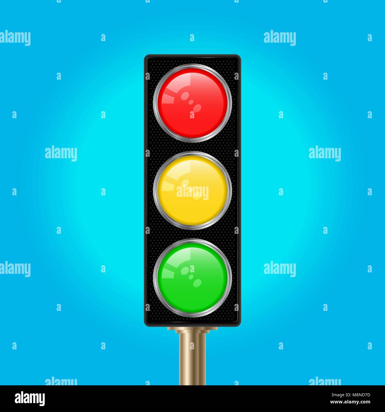 Stop pole Stock Vector Images - Alamy