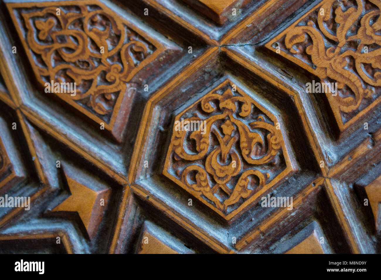 Ottoman Turkish art with geometric patterns in view Stock Photo - Alamy