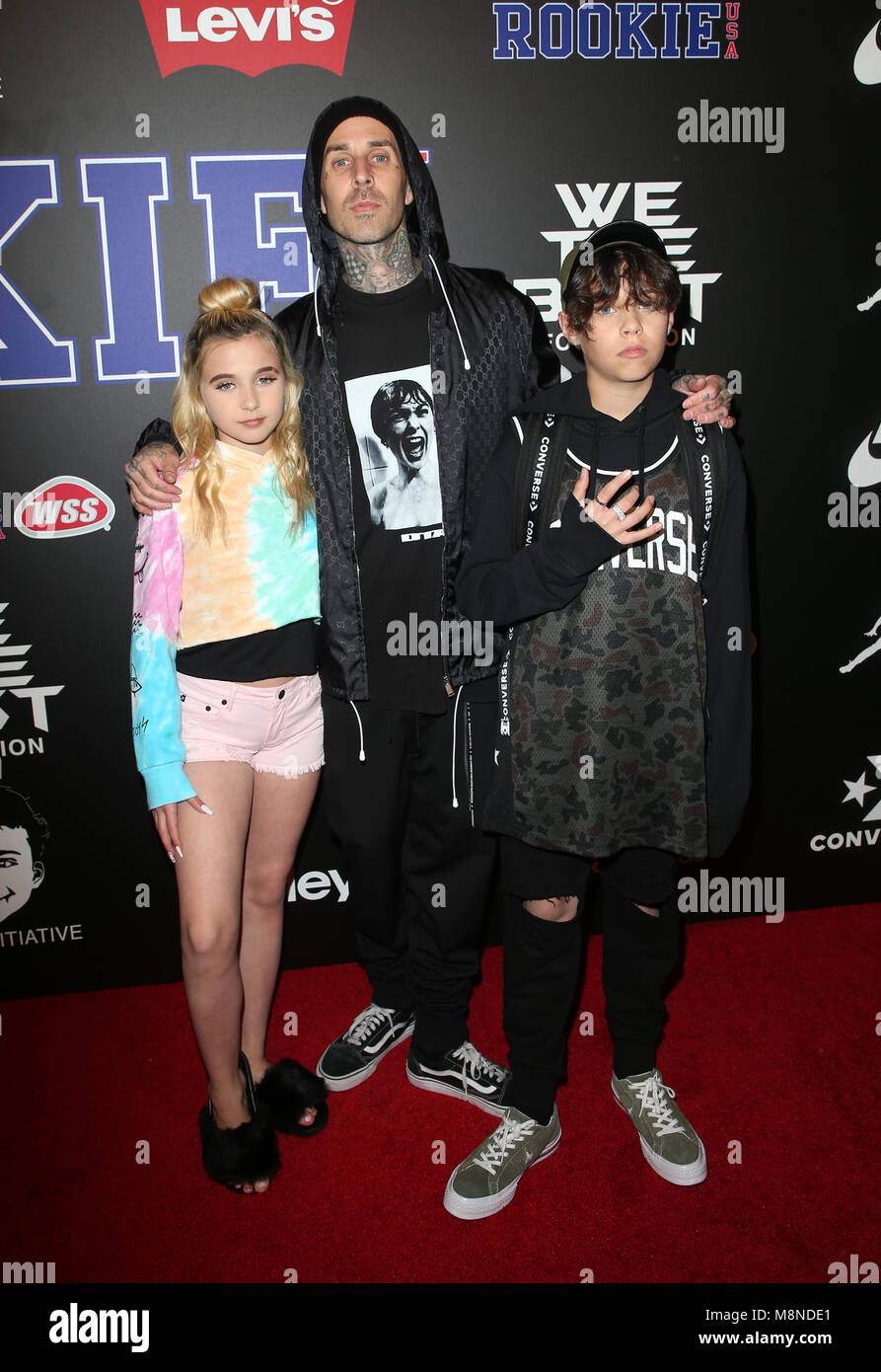 Travis barker and landon asher hi-res stock photography and images - Alamy