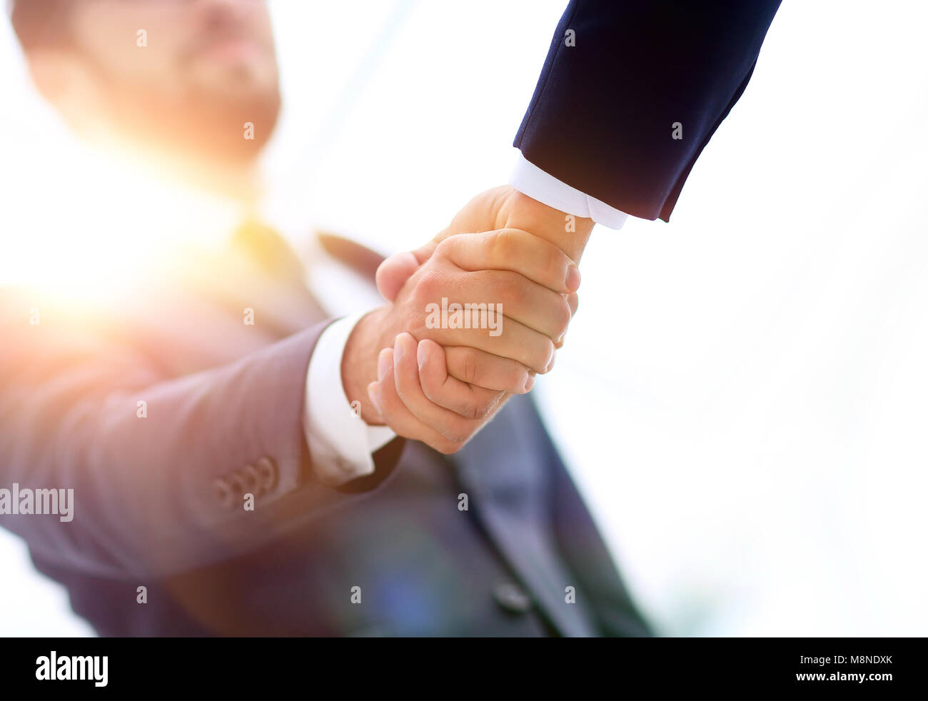 Success concept in business - handshake of partners Stock Photo - Alamy