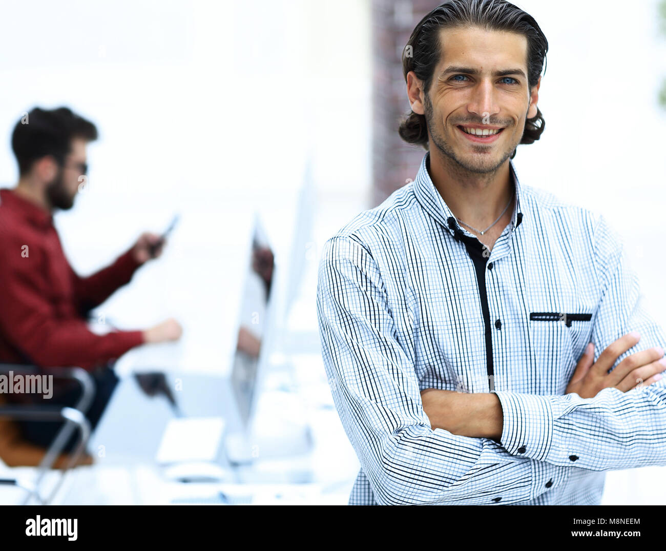 portrait of a successful Manager Stock Photo - Alamy