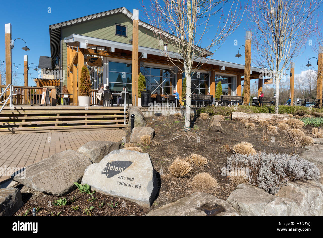 First Nations owned Lelem Arts & Cultural Cafe in Fort Langley, British ...