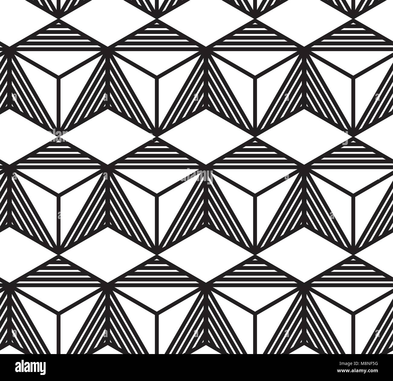 Vector Abstract Repeating Classical Background In Black And Whit Stock Vector Image And Art Alamy