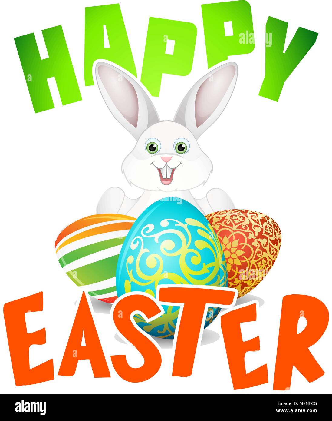 Happy Easter illustration Stock Vector Image & Art - Alamy
