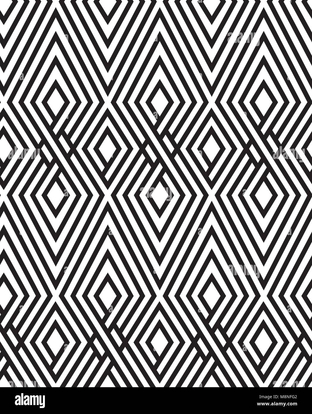 Vector abstract repeating classical background in black and whit Stock ...