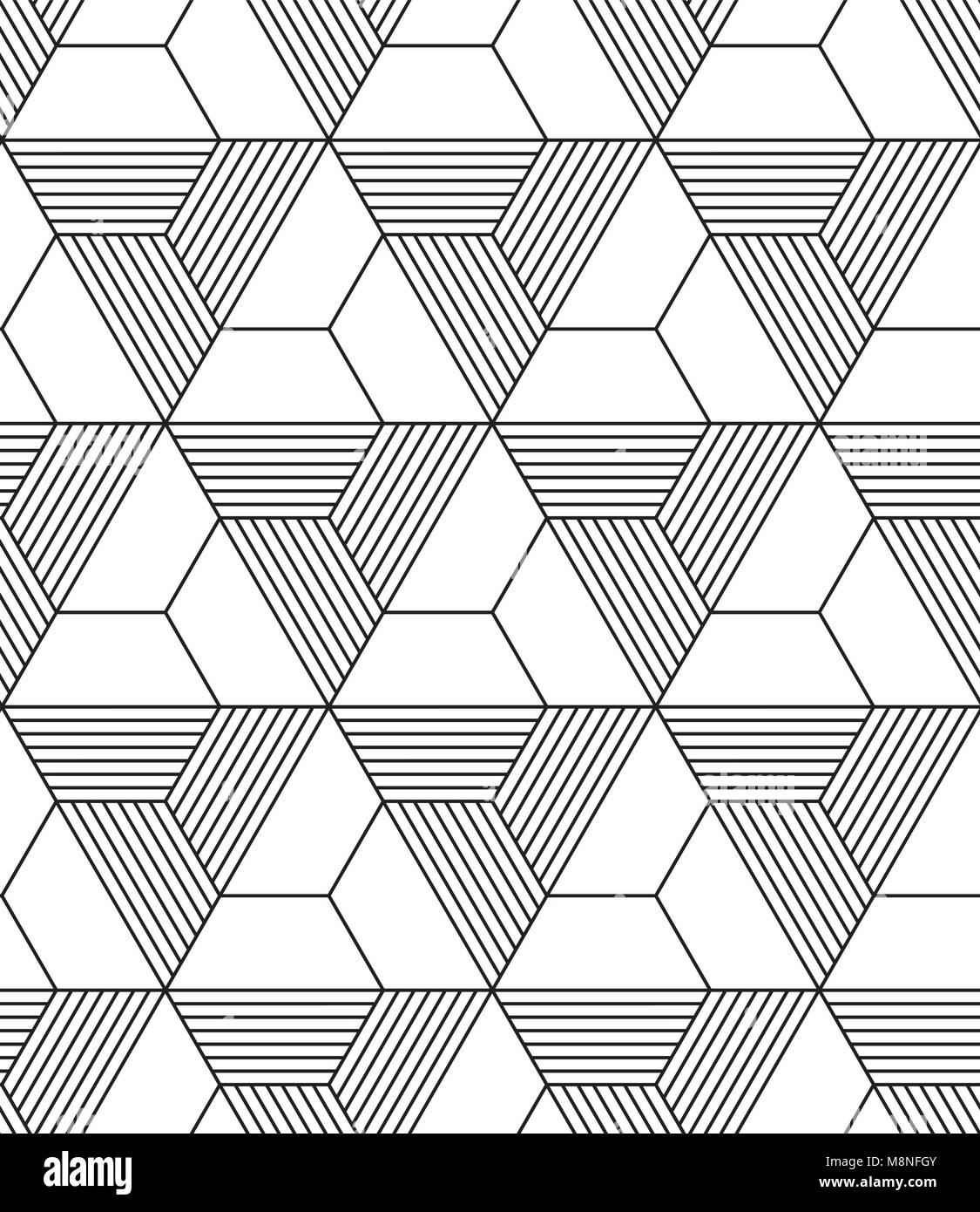 Vector Abstract Repeating Classical Background In Black And Whit Stock Vector Image And Art Alamy