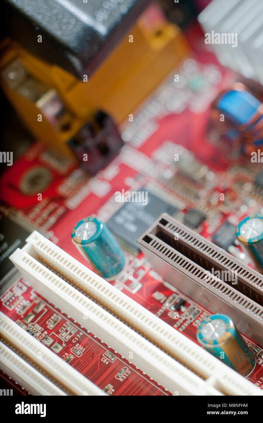 motherboard close up Stock Photo - Alamy