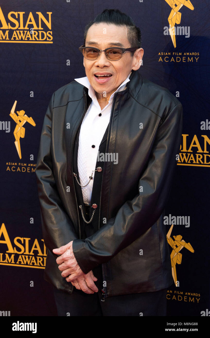 Teddy Robin attending the 12th Asian Film Awards ceremony at the ...