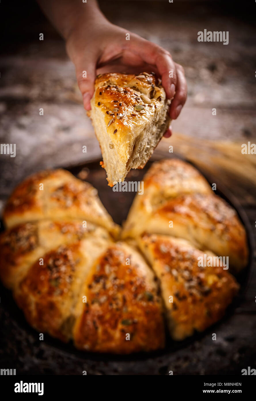 Triangle bread hi-res stock photography and images - Alamy