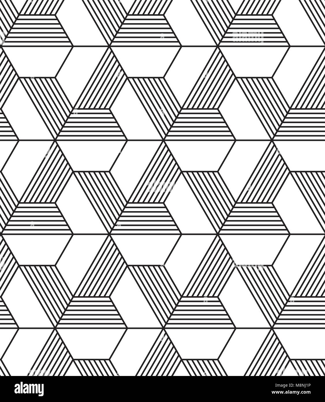 Vector Abstract Repeating Classical Background In Black And Whit Stock Vector Image And Art Alamy