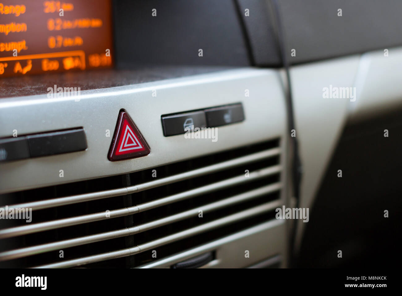 On-Board car computer to help the driver. Modern transport technologies ...