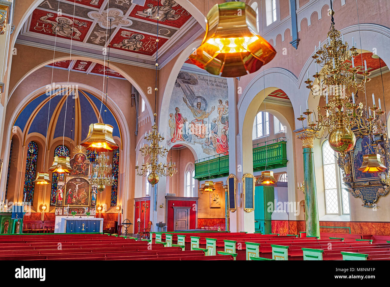 Church interior at sweden hi-res stock photography and images - Alamy