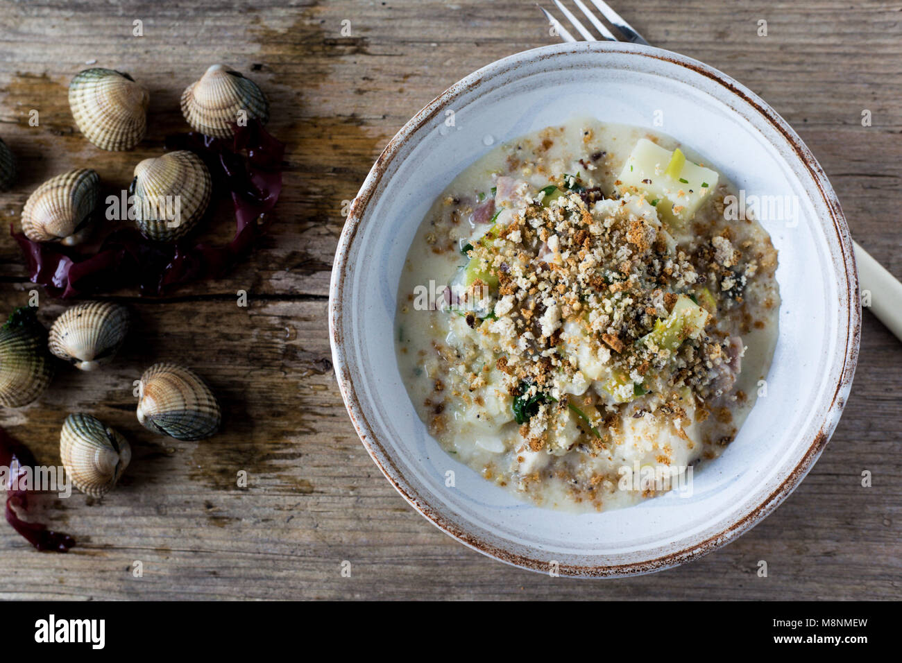 Seafood chowder hi-res stock photography and images - Alamy