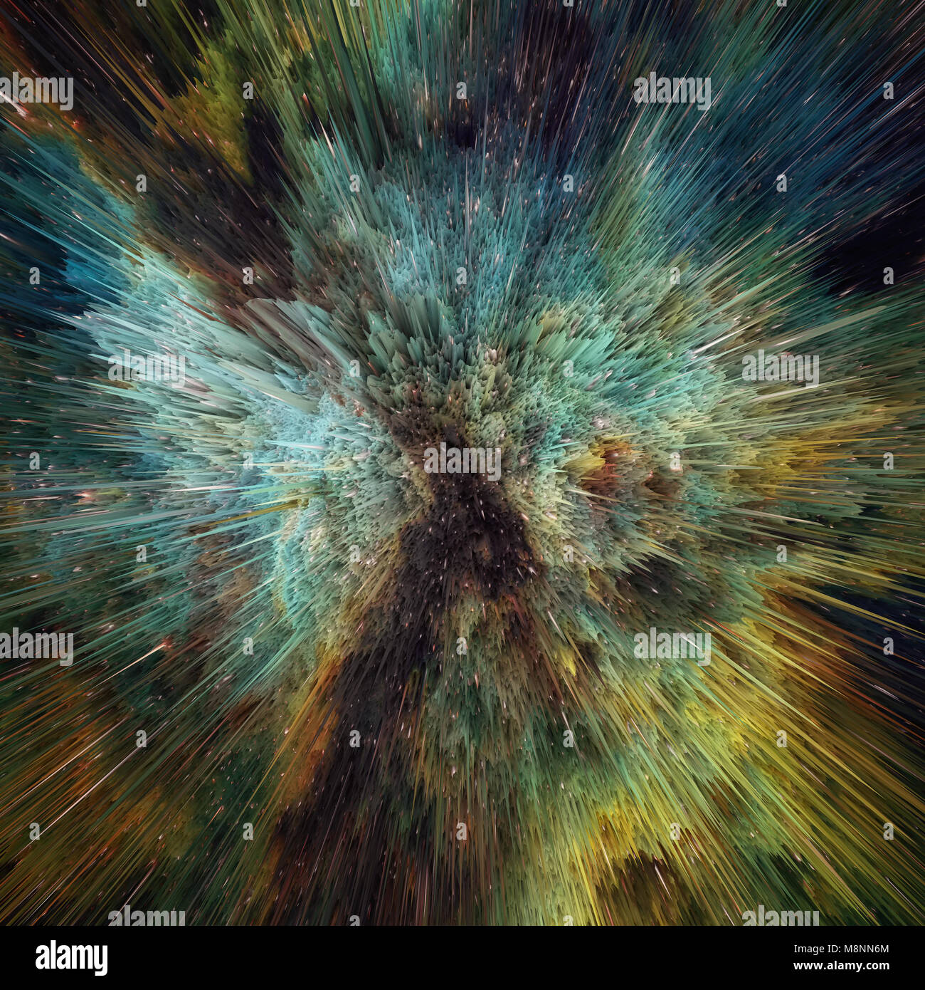 Colorful galaxy abstract cosmic background. Shiny fantasy universe ...