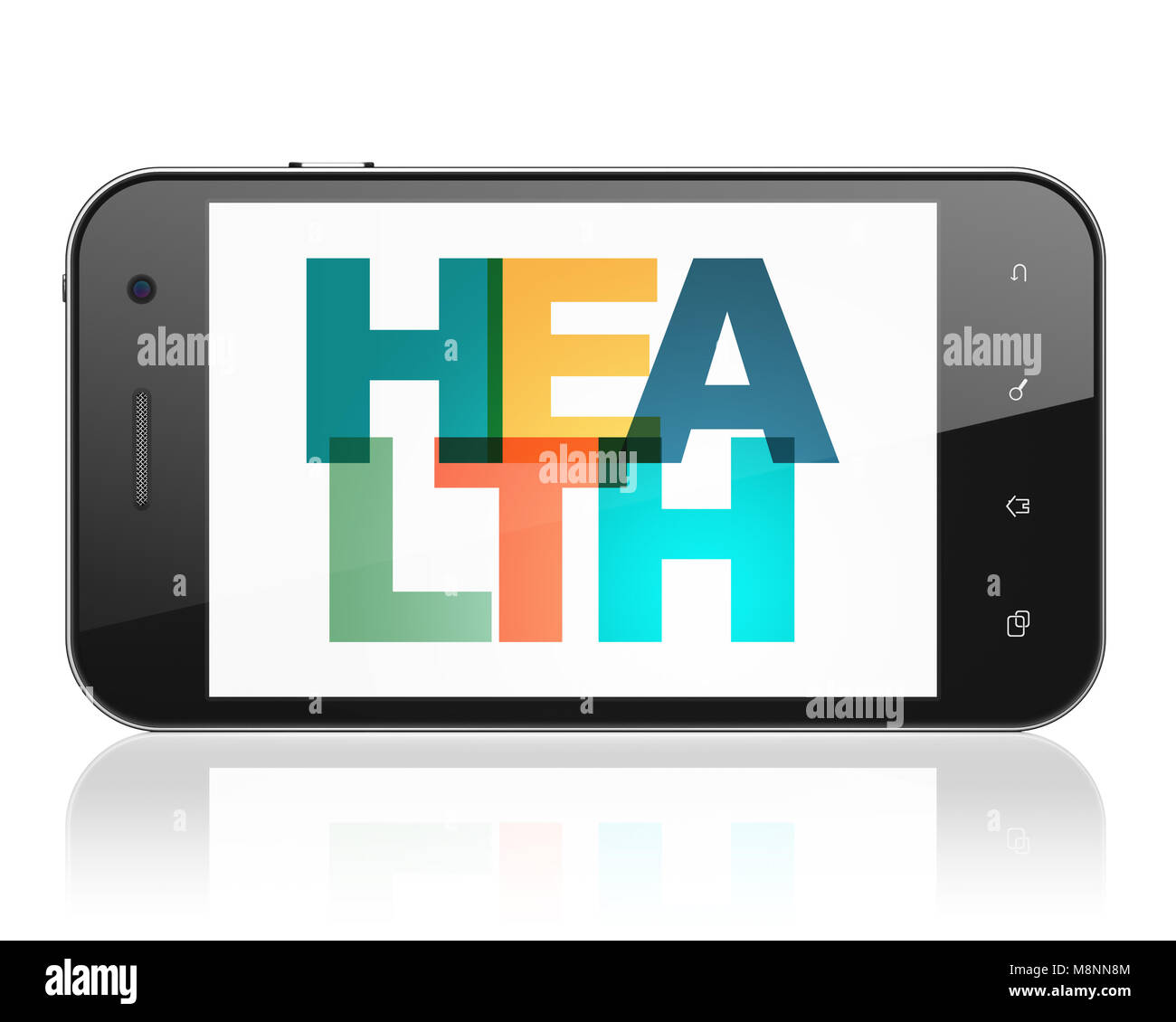 Health concept: Smartphone with Health on display Stock Photo - Alamy