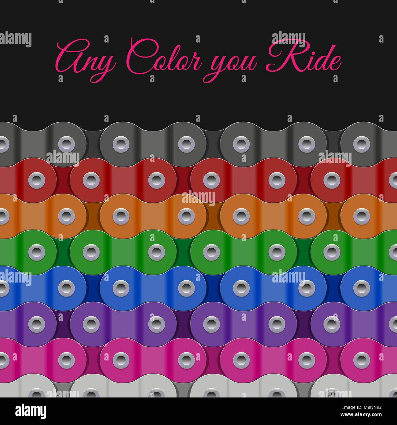 Rainbow motorcycle Stock Vector Images - Alamy