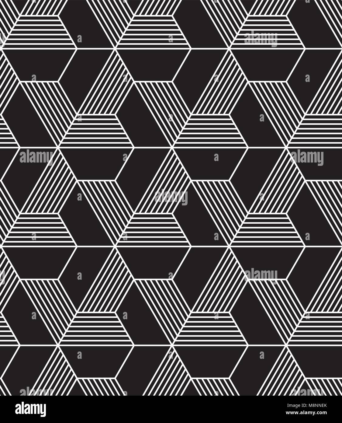 Vector Abstract Repeating Classical Background In Black And Whit Stock Vector Image And Art Alamy