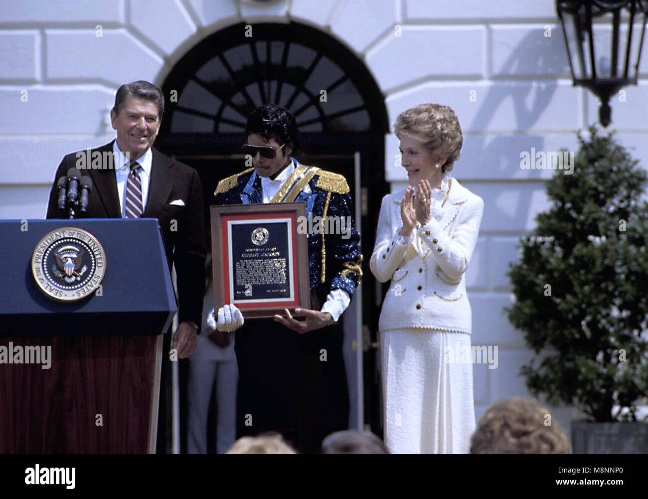 Ronald reagan michael jackson hi-res stock photography and images - Alamy