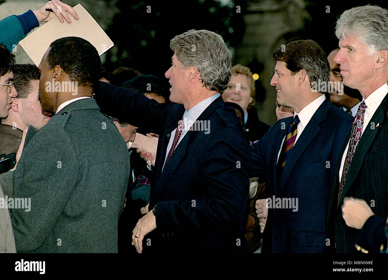 Washington, DC.,USA, December 8, 1992 President-Elect William Jefferson ...