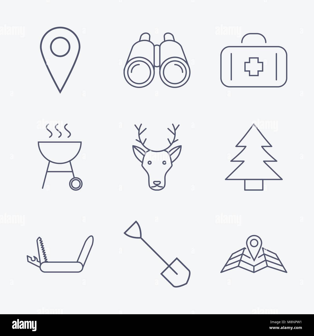 Map of white deer Stock Vector Images - Alamy