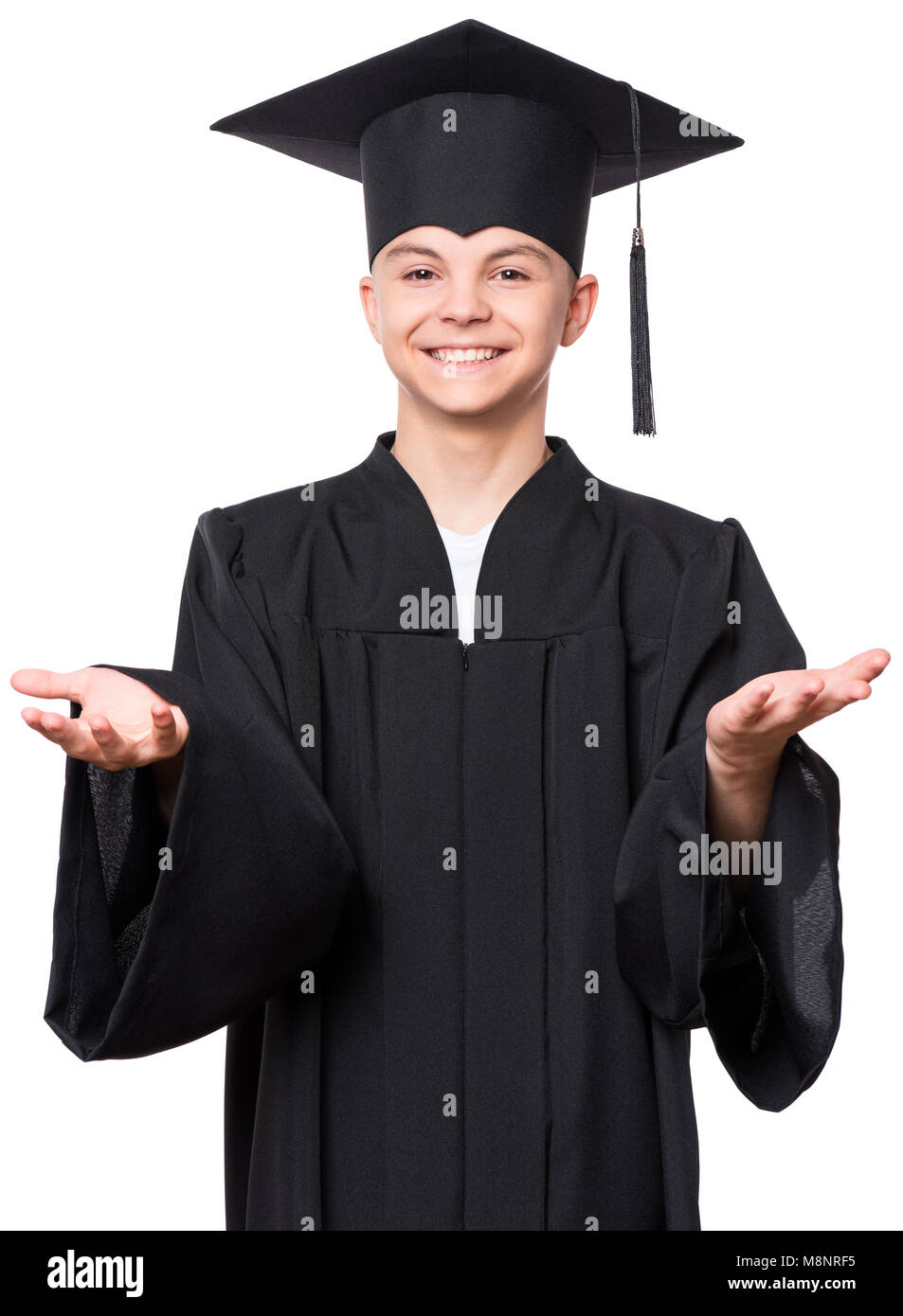 Graduate teen boy student Stock Photo - Alamy
