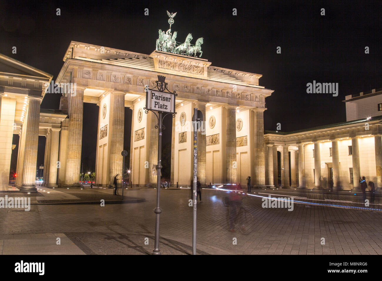 Berlin, the Brandenburg Gate, icon of Berlin and Germany Stock Photo ...