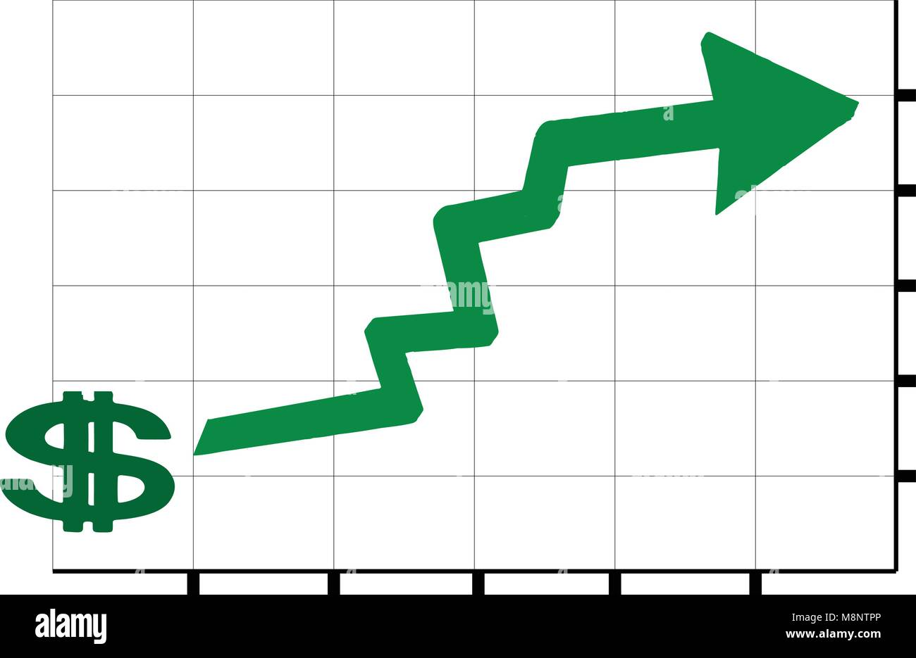 Chart going up Stock Vector Images - Alamy