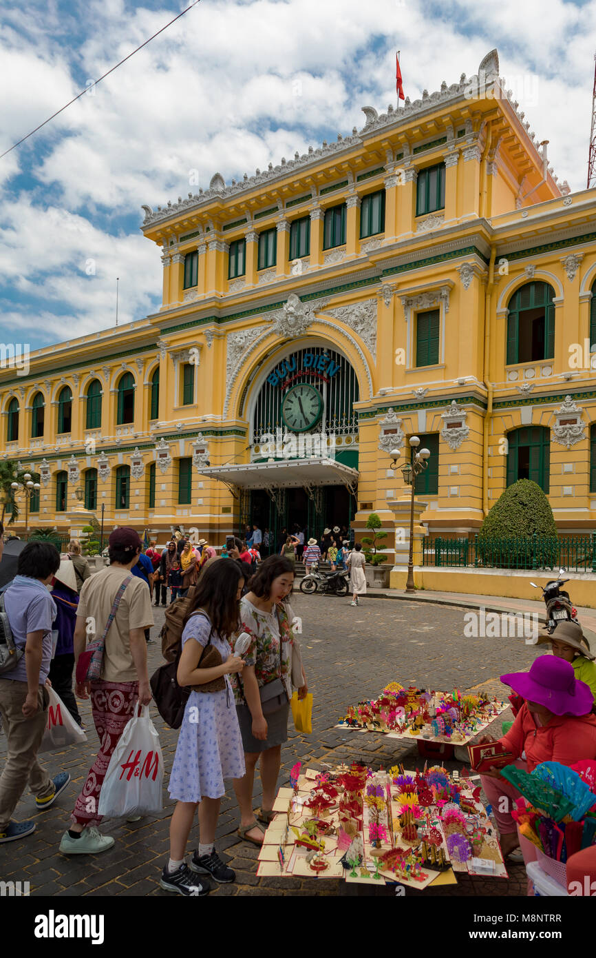 Ho Chi Minh City Vietnam March 19, 2018 The old, 19th century, Saigon ...