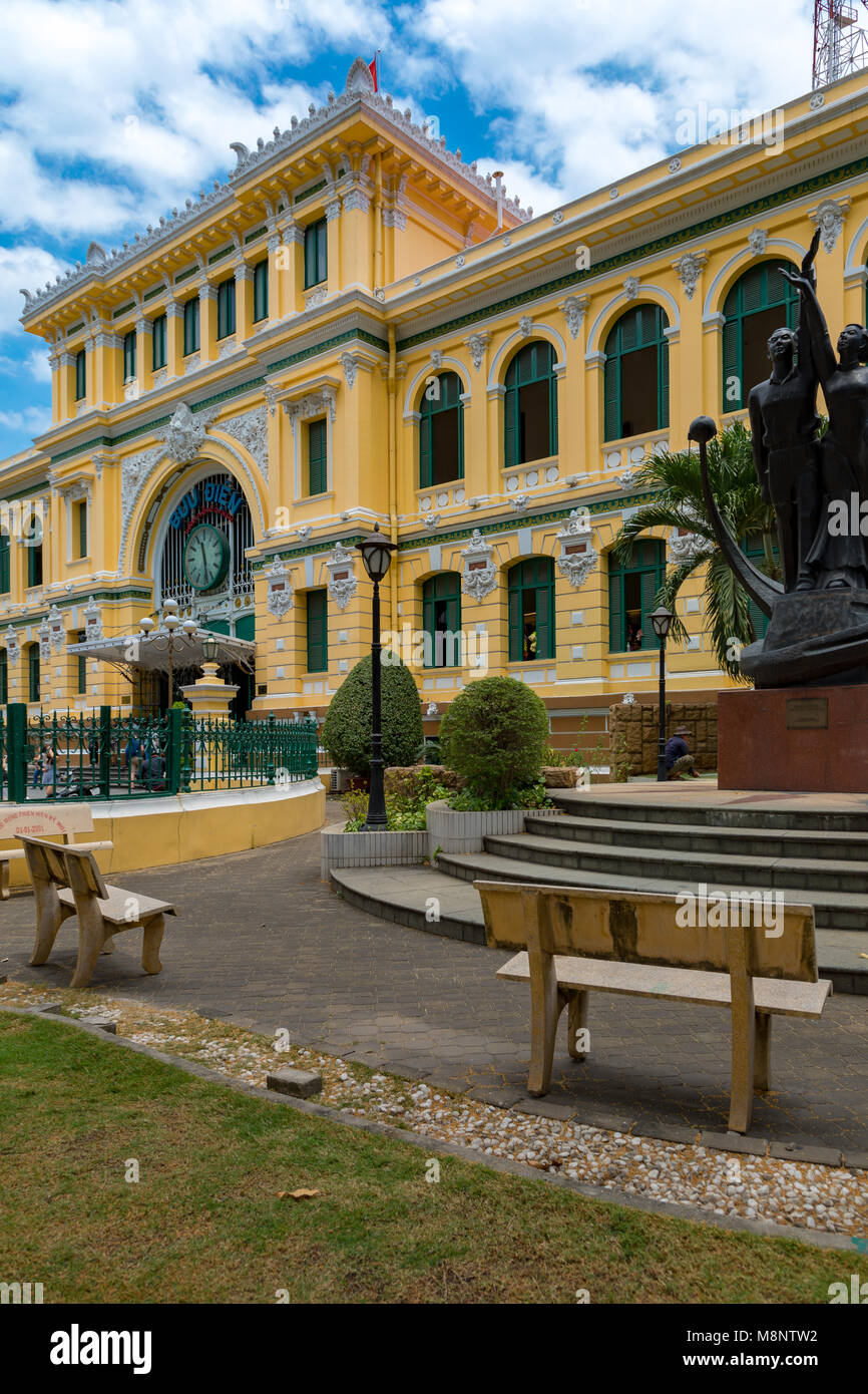 Ho Chi Minh City Vietnam March 19, 2018 The old, 19th century, Saigon ...