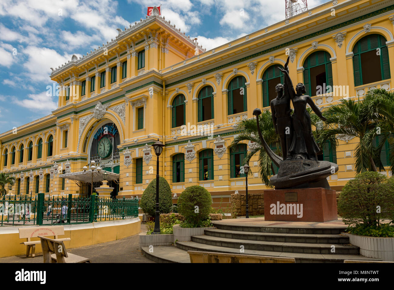 Ho Chi Minh City Vietnam March 19, 2018 The old, 19th century, Saigon ...