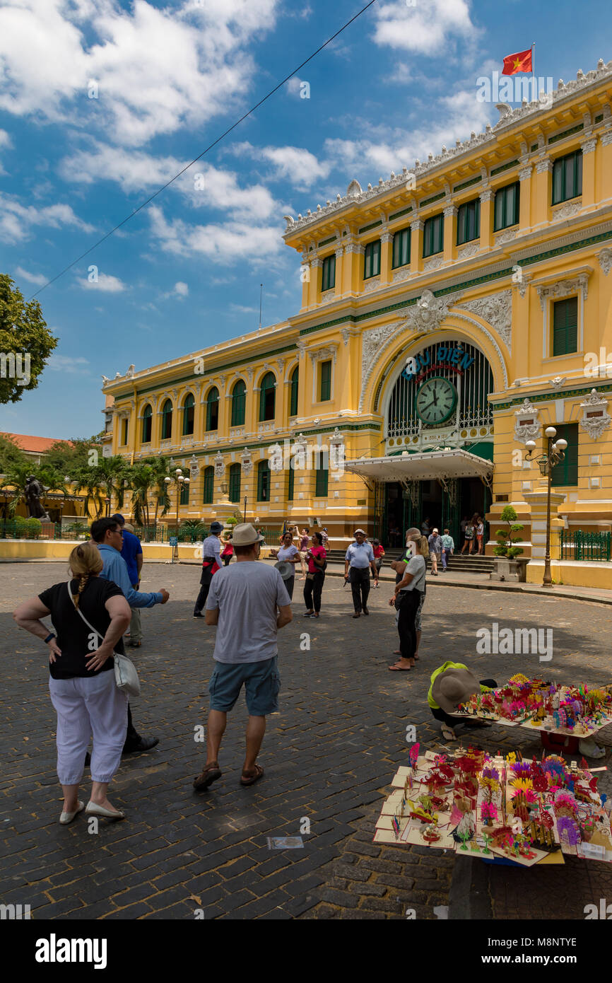 Ho Chi Minh City Vietnam March 19, 2018 The old, 19th century, Saigon ...