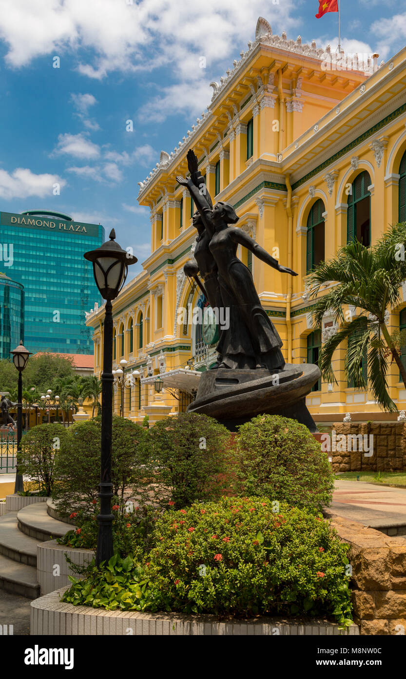 Ho Chi Minh City Vietnam March 19, 2018 The old, 19th century, Saigon ...